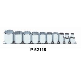 STANDARD LENGTH CHROME SOCKET SETS - P J54206